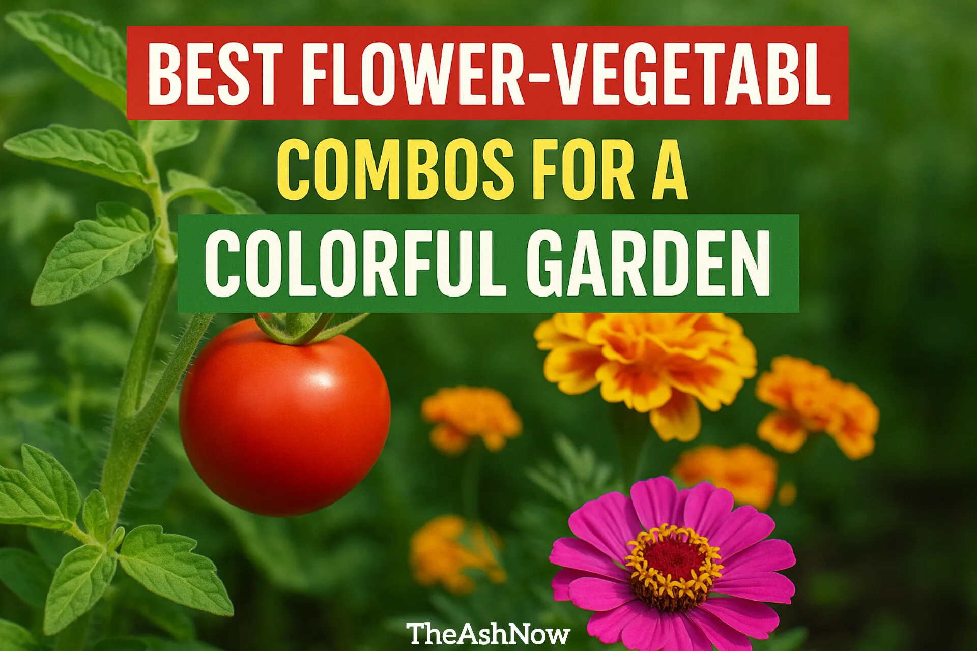 Best Flower-Vegetable Combos For A Colorful Garden - TAN