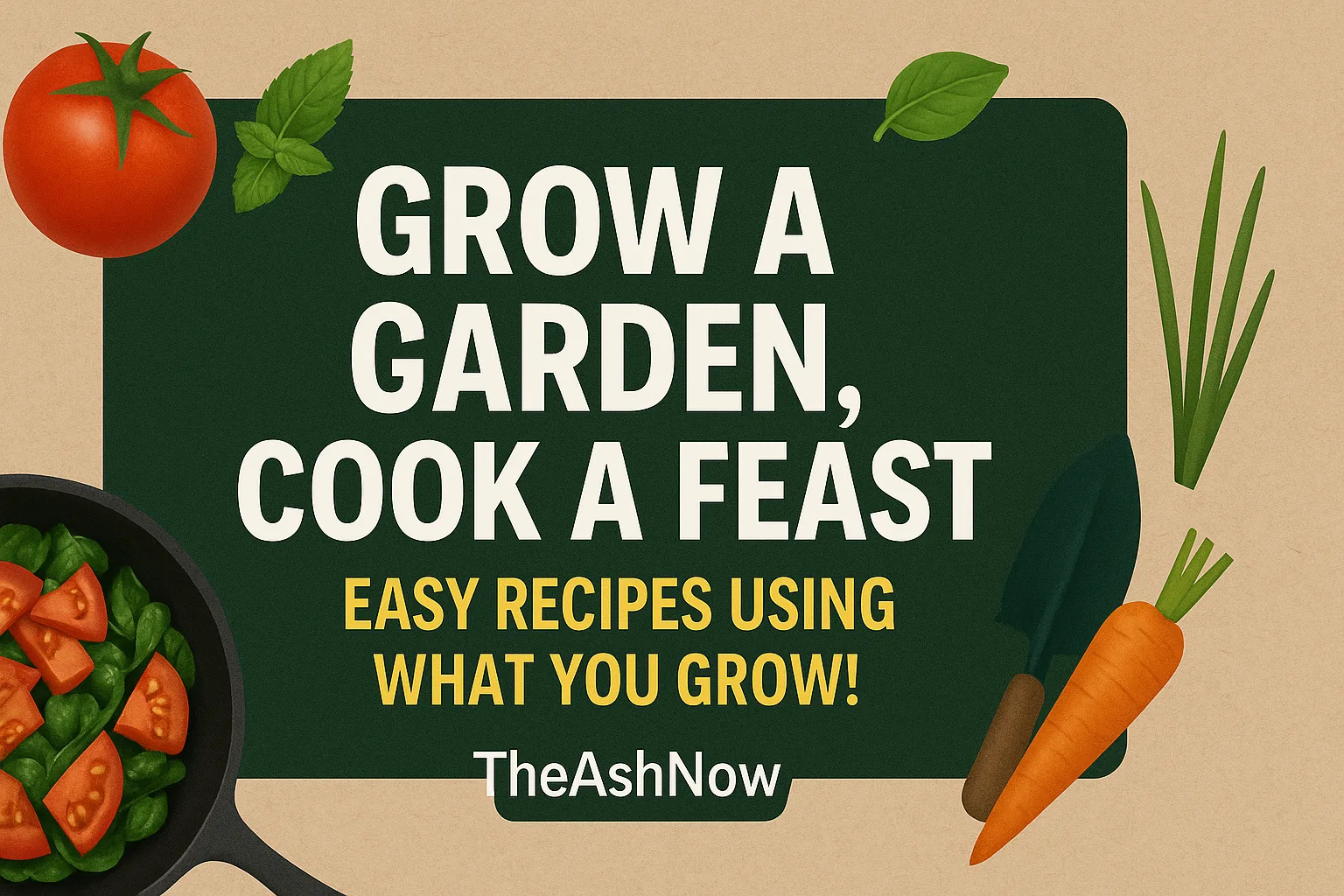 Grow A Garden, Cook Recipes: Fresh Ideas From Your Backyard